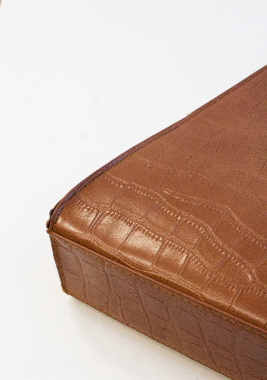 ARIES Tan Faux Croc Bag – Collection & Co